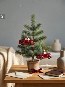 Sinsay - Vánoční baňky ve tvaru aut 2 pack - vícebarevná