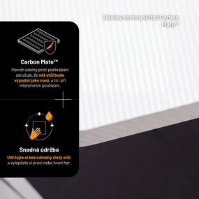 Herní stůl 100 cm bílý: Diablo X-Mate 1000