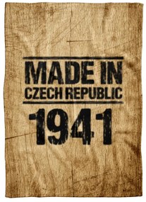 Deka Made In (rok: 1941, Podšití beránkem: NE)