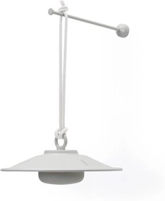 Nabíjecí závěsné světlo Fatboy Chap-O LED, šedé, stmívatelné, IP55