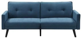 CORNER sofa rozkładana z funkcją narożnika niebieska (2p=1szt)