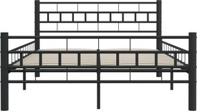 vidaXL Rám postele kovový 120 x 200 cm [285277] Barva: Černá