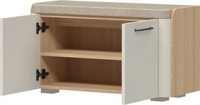 Nízká komoda K2/AIR – moderní komoda se sedákem do předsíně