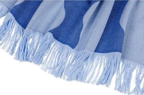 Modrá bavlněná plážová osuška 100x160 cm Nugo – noo.ma