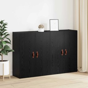 Nástěnná skříň 2 ks Černý dub 69,5 x 34 x 90 cm 3394574