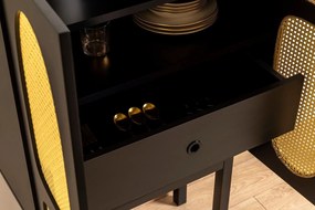 Kalune design Příborník SIMONA černý