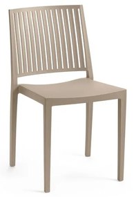 Béžová plastová zahradní židle Bars - Rojaplast