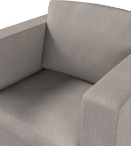 Potah na křesko IKEA Karlanda, krátký barva béžová látka pletený vzor