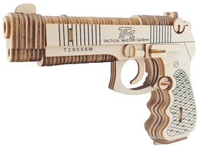 Woodcraft Dřevěné 3D puzzle Pistole M92F