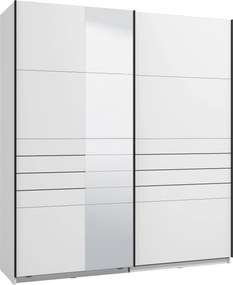 XXXLutz SKŘÍŇ S POSOUVACÍMI DVEŘMI, bílá, 195/217,5/61 cm Xora - Šatní skříně - 000834015313