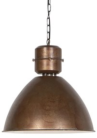 Průmyslová závěsná lampa bronzová - Flynn
