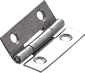 Hettich Nábytkový závěs slim, matný nerez, 30 x 19 x 0,8 mm