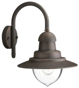 Philips | Philips 01652/06/PN - Venkovní nástěnné svítidlo RAINDROP 1xE27/53W/230V IP44 | P2949