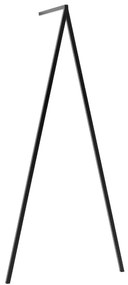 OnaDnes -20% Nordic Design Černý kovový nástěnný/stojací věšák County 170 x 30 cm