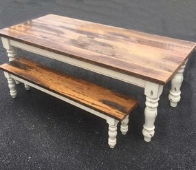 Stará Krása – Ruční výroba Kvalitní jídelní stoly z borového masivu 250 X 100 X 76