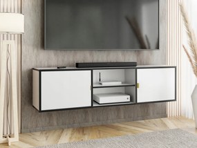 TV skříňka LUNO 3 otevřenáTV skříňka bílý