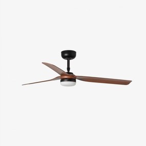 FARO 33817-21 PUNT M LED, černá/tmavé dřevo, stropní ventilátor s DC motorem - FARO