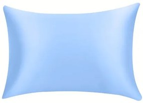 Saténový potah na polštář - 50x74 cm, více barev Barva: světle modrá