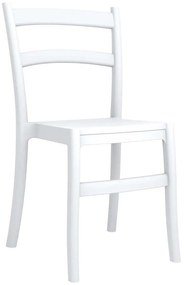 Zahradní židle Albard - plast | bílá