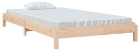 Stohovatelná postel 90 x 200 cm masivní borovice - Default Title