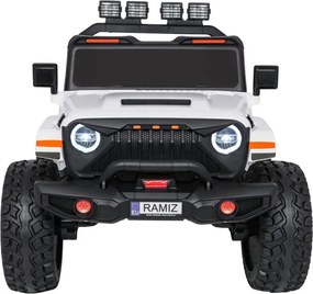 Elektrické autíčko Extreme Sport 4x4 bílé