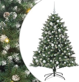 Umělý vánoční stromeček Zelená 150 cm PVC, plast a ocel 3395224