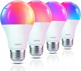 Lepro B1 Ai WiFi Bt Smart Bulb E27 inteligentní Rgb žárovky 8,5W (4ks)
