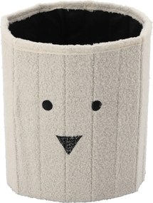 CH Taburetka s úložným prostorem Teddy - bílá