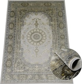 BE Koberec Deluxe 9093 BEIGE - béžový obdélníkový Rozměr: 60x100 cm