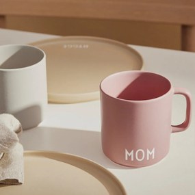 DESIGN LETTERS Porcelánový hrnek Mom 300 ml, růžová barva, fialová barva, porcelán