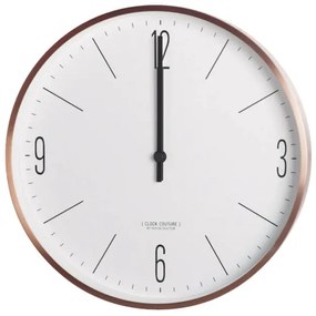 Nástěnné hodiny clock couture zlaté MUZZA