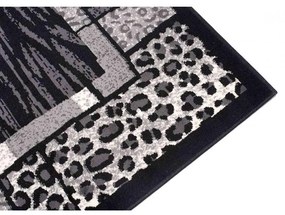 Kusový koberec PP Petro černý 80x150cm