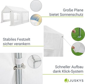 Juskys Zahradní párty stan Gala Velikost: 3 × 6 m