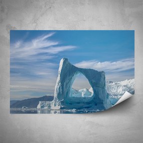 Plakát - Ledovcové okno (60x40 cm) - PopyDesign