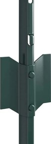 Zabudovaný plotový sloupek 22 ks Zelená 100 cm 3335914