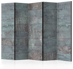 Paraván - Turquoise Concrete II [Room Dividers]