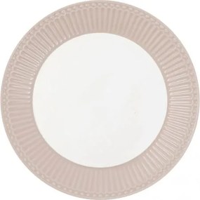 GreenGate Porcelánový jídelní talíř Alice Creamy Fudge ø26,5cm