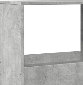 Knihovna betonově šedá 100 x 33 x 155,5 cm kompozitní dřevo 3309396
