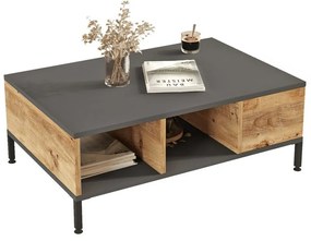 Konferenční stolek Role Anthracite and Atlantic Pine