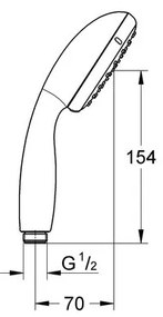 Grohe Tempesta New Classic Sprcha ruční 28214003