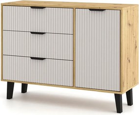 Komoda Borg Duo 1d3s dub artisan / kašmír