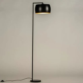 Stojací designová lampa Pallas Bond Black and Gold