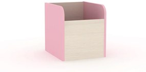 Skříňka na boxy CASPER cer - creme růžová