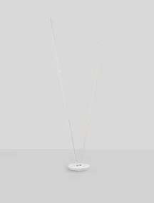 LED stmívatelná bílá stojací lampa Intec