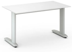 Kancelářský psací stůl PRIMO FLEXIBLE 1400 x 800 mm, bílá