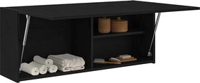 vidaXL Koupelnová nástěnná skříňka 100x25x40 cm kompozitní dřevo [860109] Barva: Betonová šedá