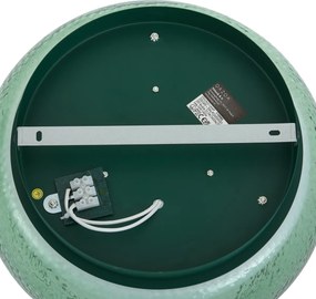 Art Deco Stropní svítidlo zelené se sklem vč. LED 3-krokové stmívatelné - Thimble