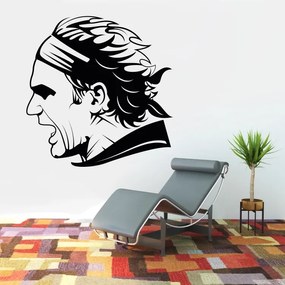 Roger Federer tenista - vinylová samolepka na zeď 101x99cm