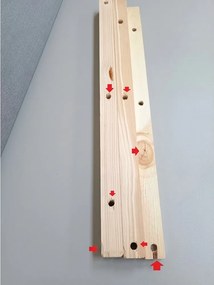 Taupe čalouněná dvoulůžková postel s úložným prostorem s roštem 160x200 cm Mattis - II. jakost – Meise Möbel