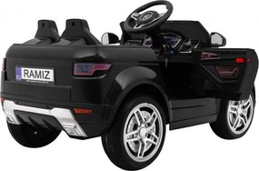 Ramiz Elektrické autíčko Rapid Racer pro děti, černé SUV + dálkové ovládání